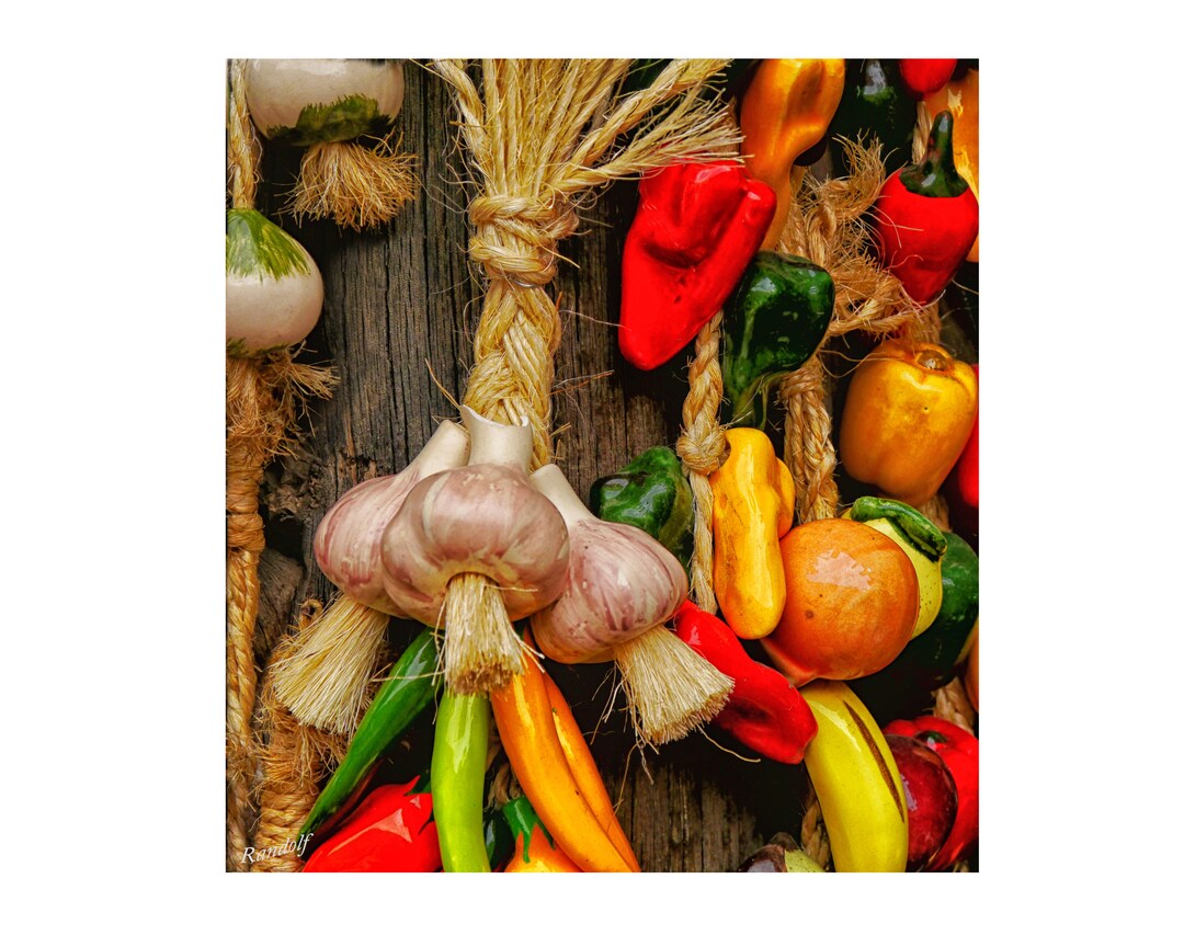 A Colorful Selection of South Western Vegetables and Chili Peppers. - Etsy