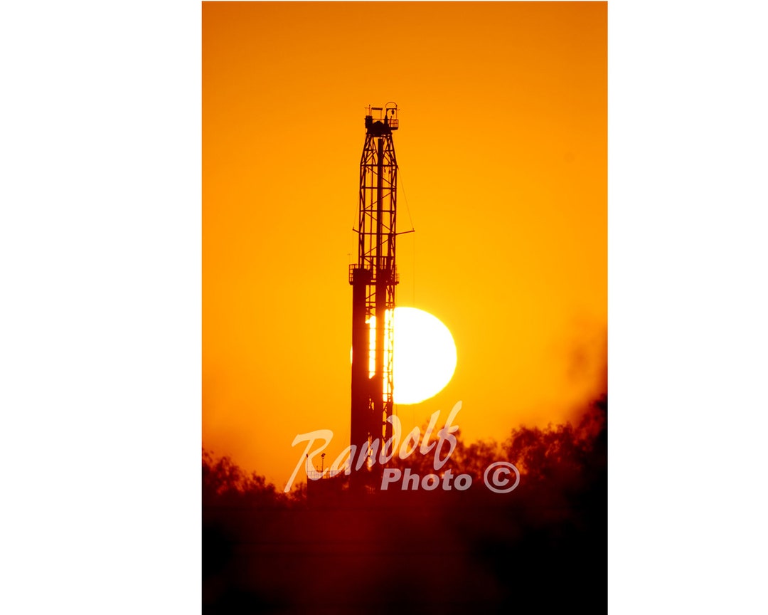 Texas Eagle Ford Shale Oil Field Rig - Etsy