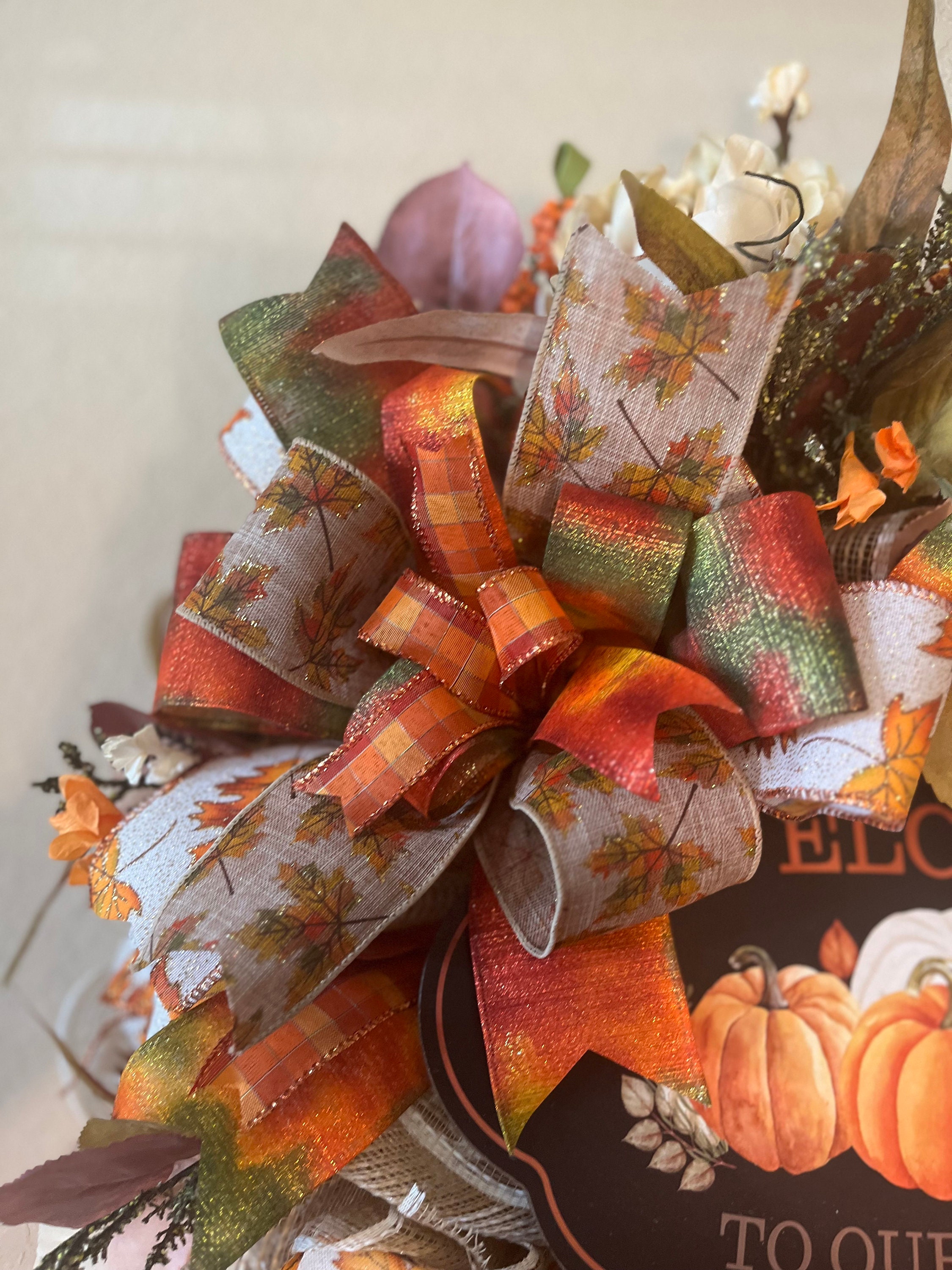 Stunning Fall Wreath for Your Front Door - Etsy