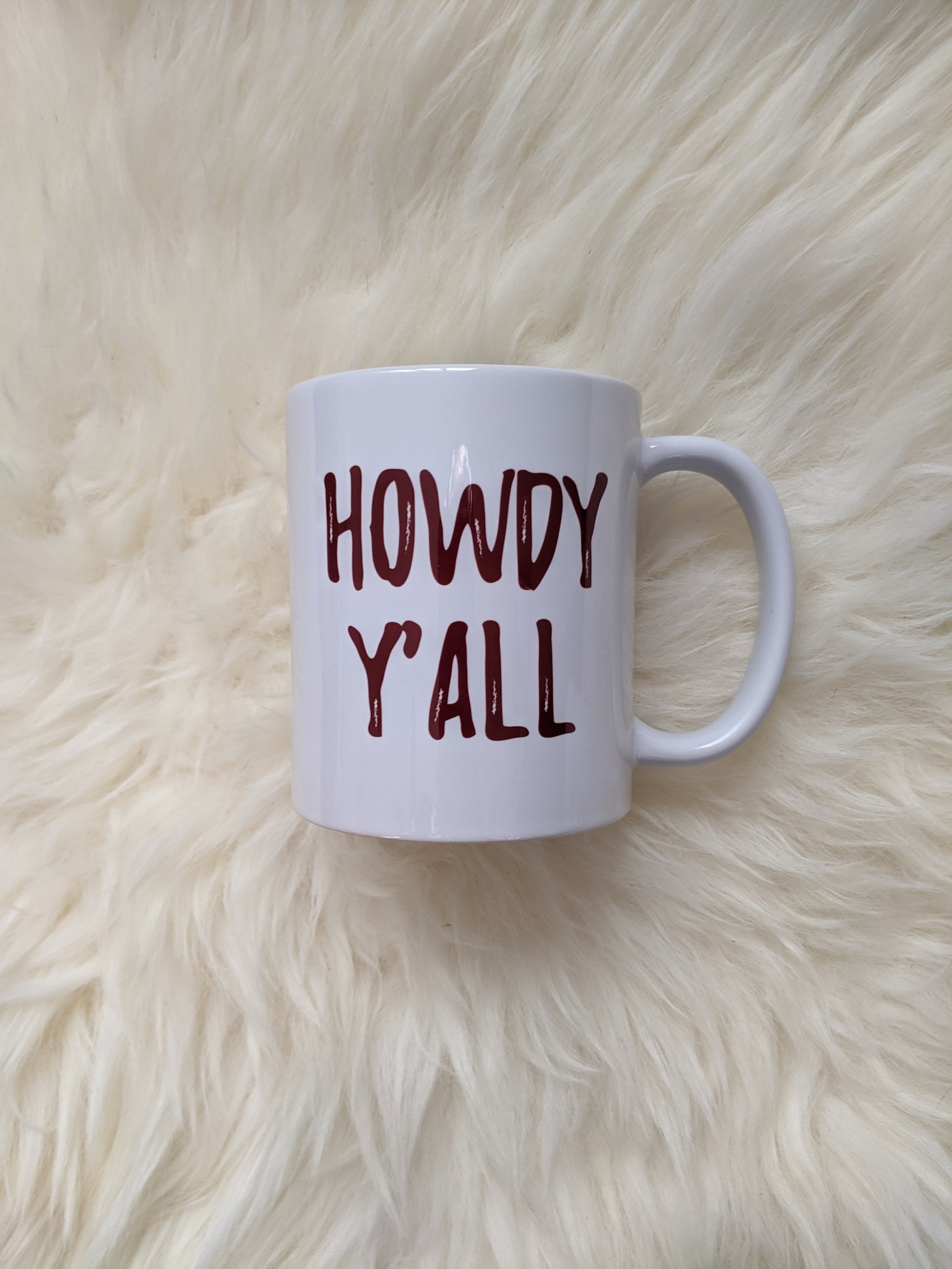 Aggie Mug, Howdy Y'all Mug, Maroon, Texas A&M, Texas, Aggie Coffee Cup ...