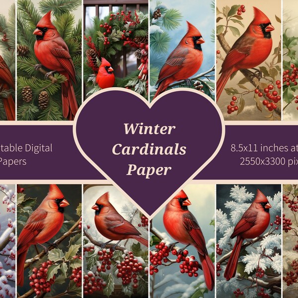 Cardinal Wallpaper - Etsy