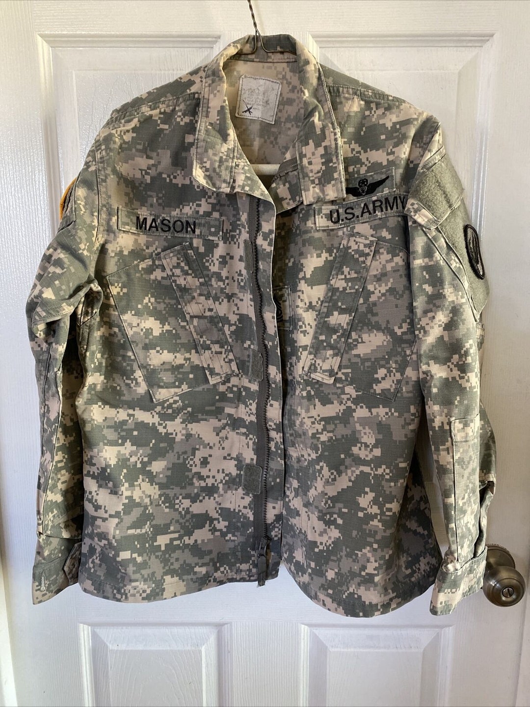 US Army Combat Uniform Coat Cotton Blend Non FR UCP Sz Xtra X Small ...