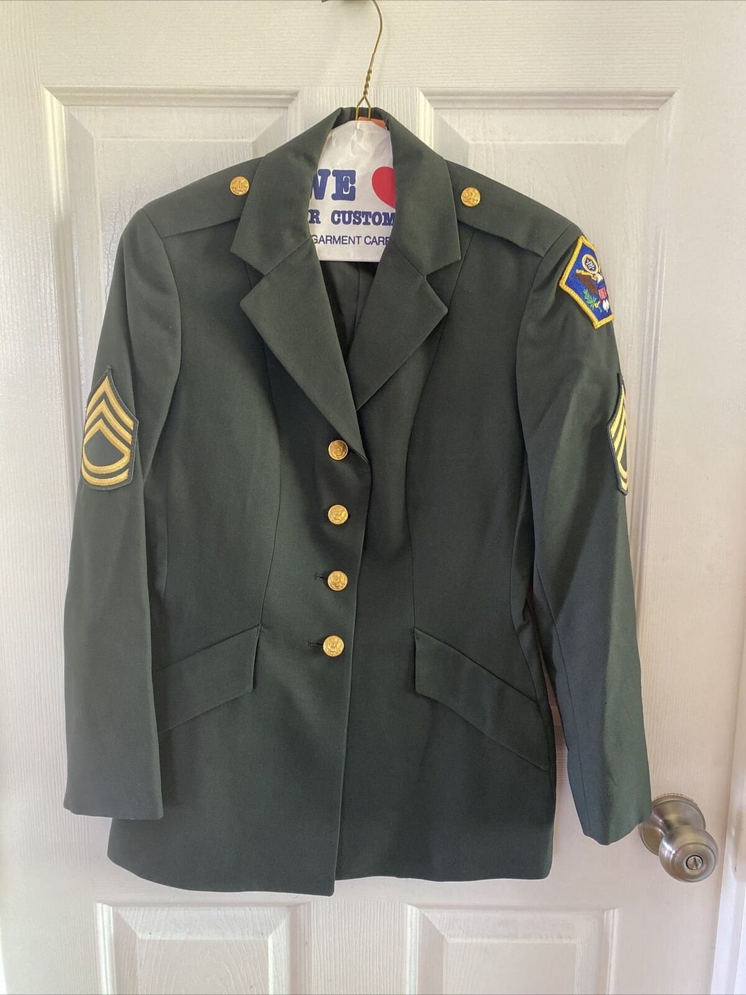 Vintage USA Military Jacket U.S. ARMY Women Jacket Uniform Vintage ...