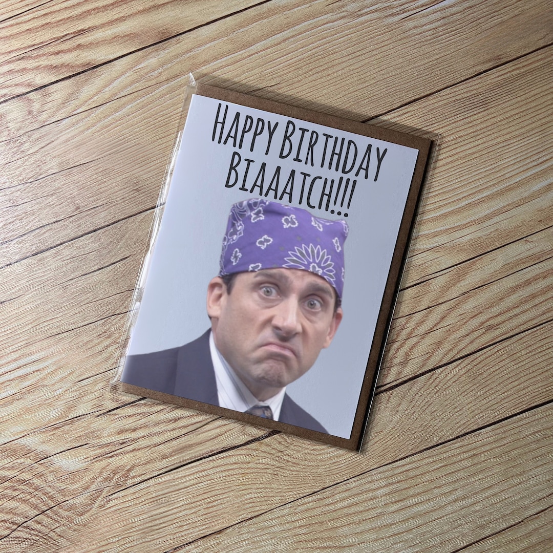 The Office Prison Mike Birthday Card - Etsy