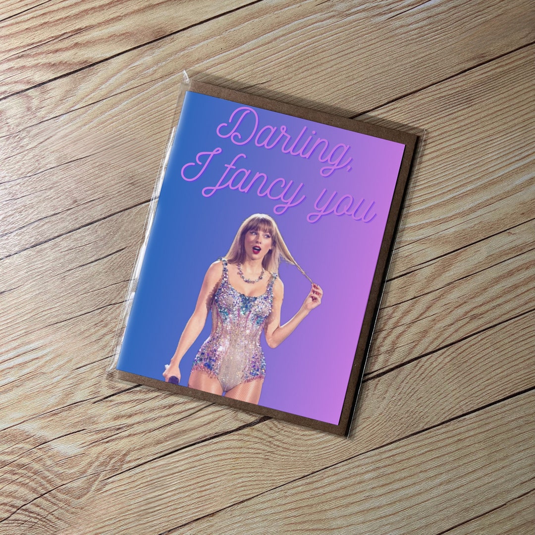 Taylor Swift Greeting Card Birthday Card - Etsy