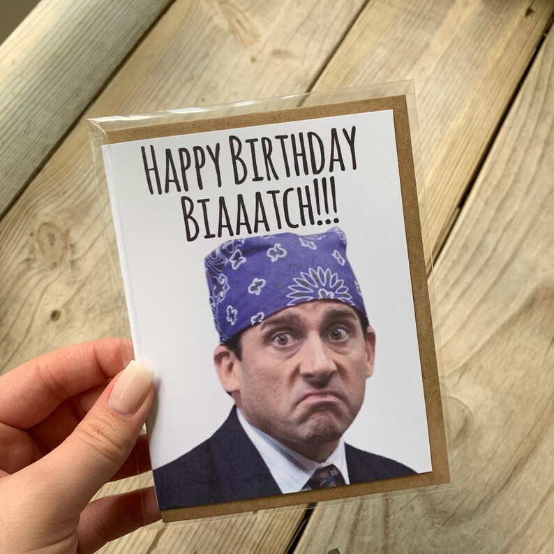 The Office Prison Mike Birthday Card - Etsy