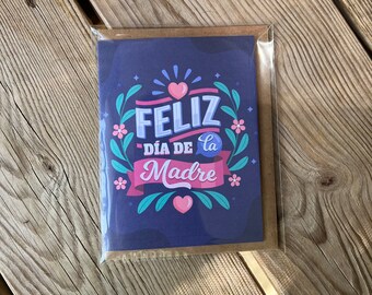 Dia De Las Madres Printable Card Spanish Mother's Day - Etsy