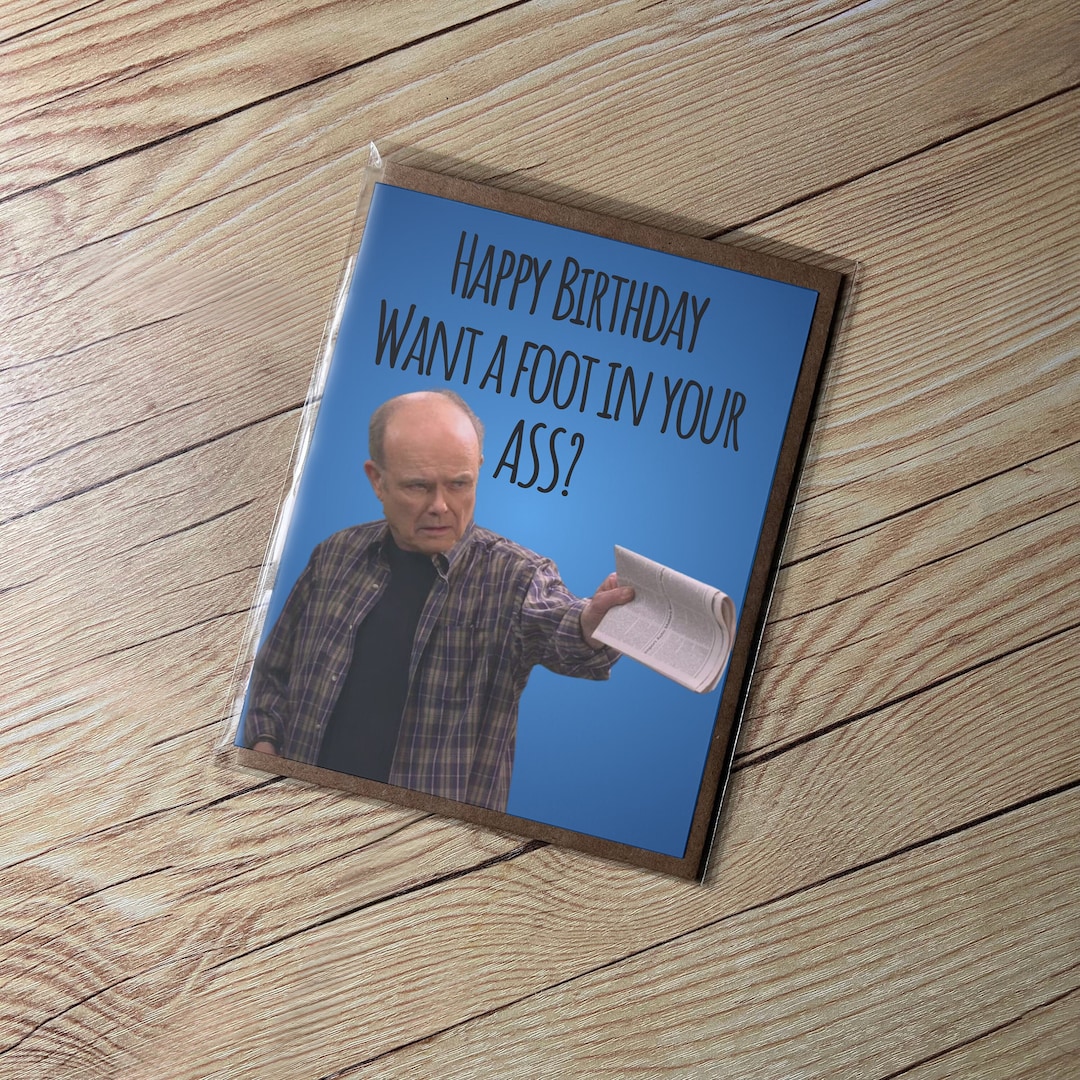 That 70's Show Birthday Card - Red Foreman Foot Card - Etsy