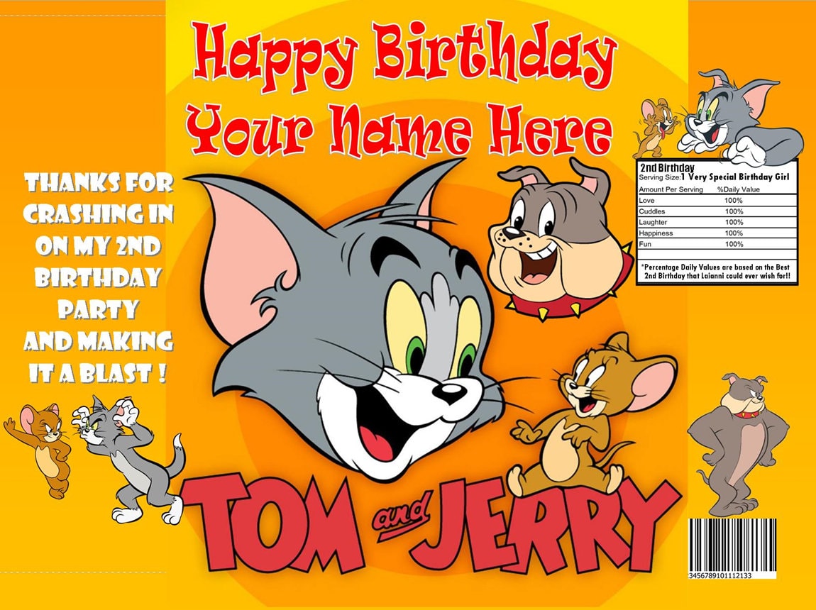 Tom and Jerry Birthday Tom & Jerry Party Tom Birthday Party Jerry ...