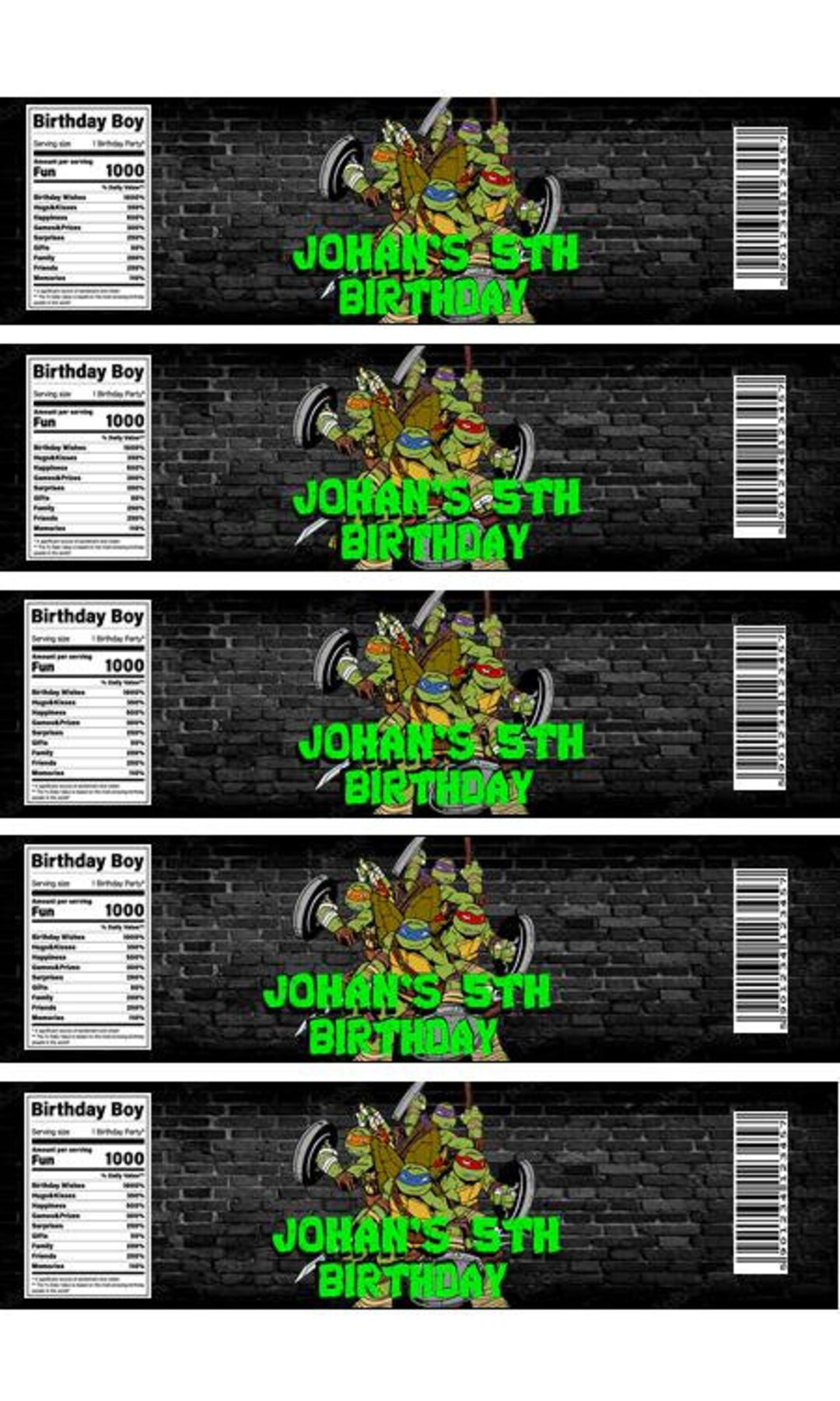 Ninja Turtles Birthday Party Mutant Mayhem Ninja Turtles Party Turtles ...