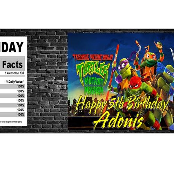 Tmnt Birthday - Etsy