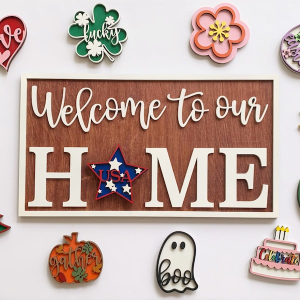 Welcome to Our Home Sign - Etsy