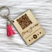 Custom Song QR Code Wood Keychain Personalized QR Code Song - Etsy