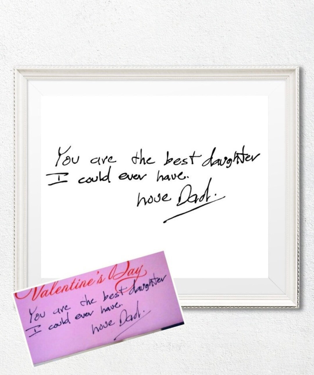 Custom Handwritten Note or Letter, DIGITAL FILE DOWNLOAD, Handwritten ...