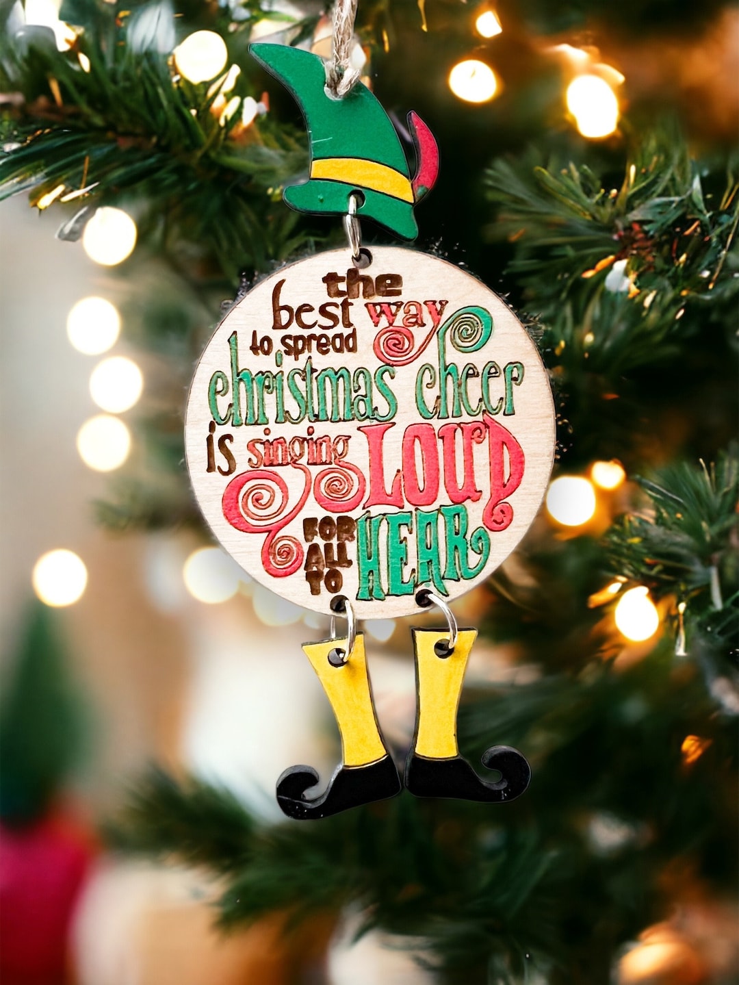 Buddy the Elf Spread Christmas Cheer Singing Loud for All to Hear ...