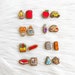 Cute Kawaii School Supplies Mix & Match Stud Wooden Earrings - Etsy