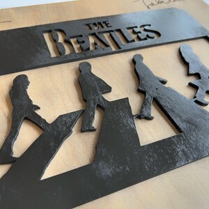 The Beatles Wooden Sign With Autographs, the Beatles Sign, the Beatles ...