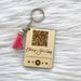 Custom Song QR Code Wood Keychain Personalized QR Code Song - Etsy