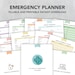 Family in Case of Emergency Binder Printable + Fillable PDF, Just in ...