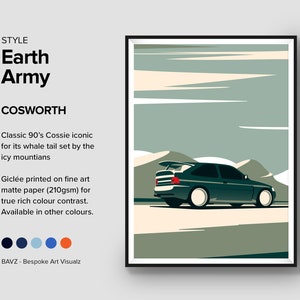 Ford Cosworth Printed on Natural White Matte Fine Art Paper ...