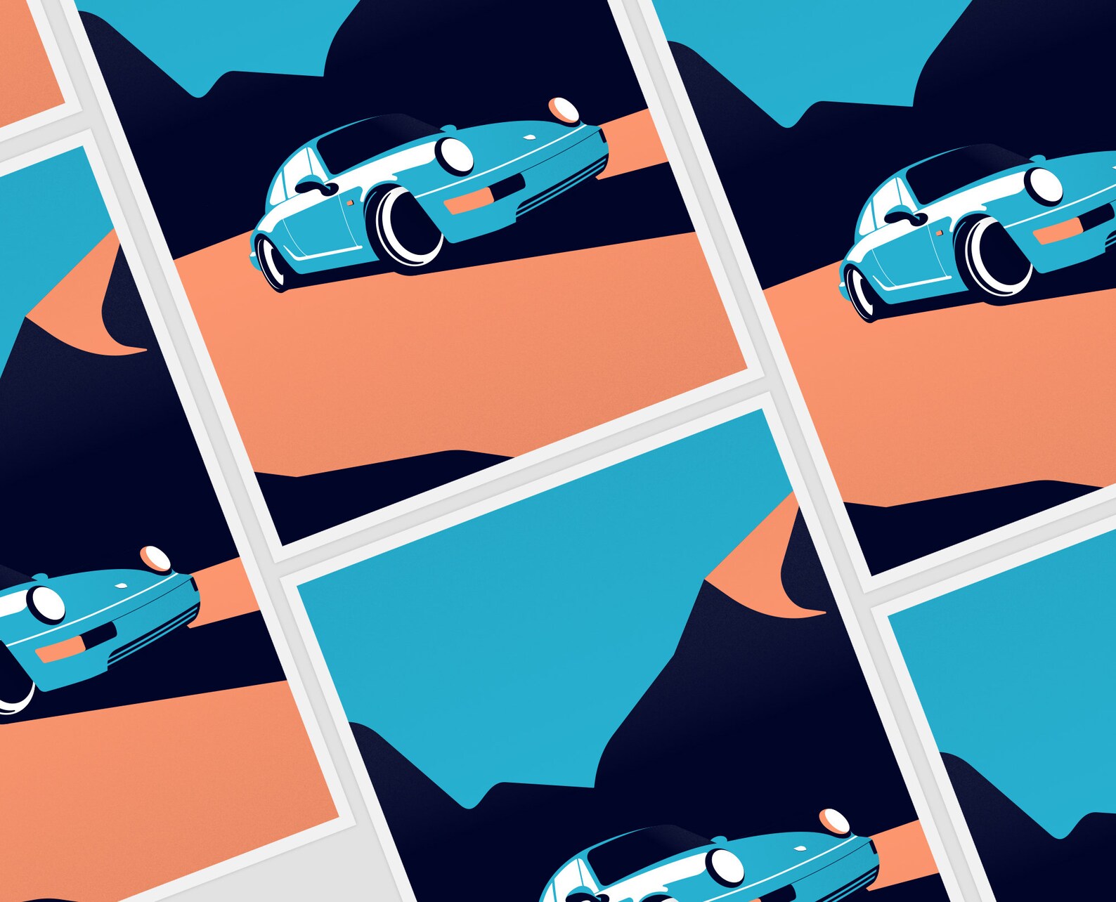 Porsche 964 Carrera Printed on Natural Matte Fine Art Paper - Etsy UK