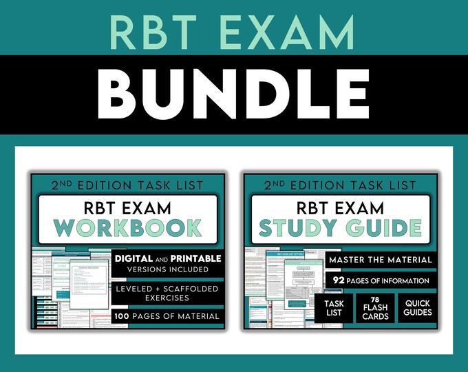 RBT Ultimate Exam Preparation Bundle - Etsy