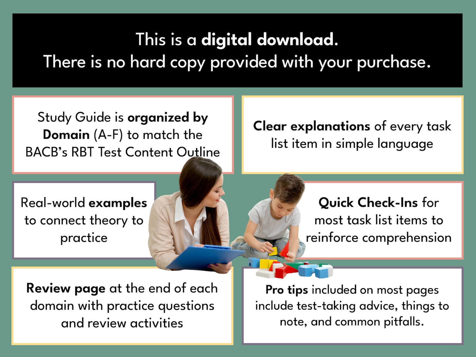 RBT Study Guide, RBT Exam Prep 2026, ABA Study Guide, Behavior Tech ...