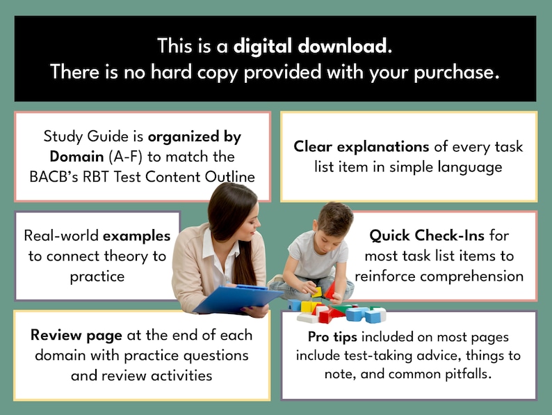RBT Study Guide, RBT Exam Prep 2026, ABA Study Guide, Behavior Tech ...