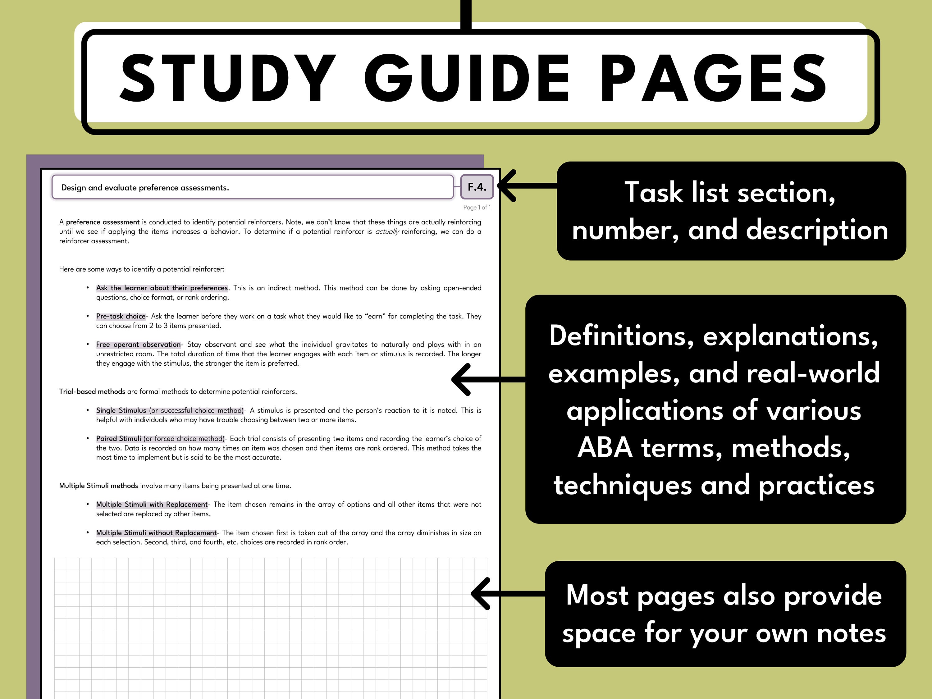 BCBA Exam Study Bundle 6th Edition Study Guide, Workbook, Flash Cards ...