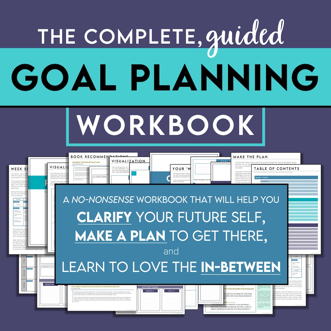 The Ultimate Goal Planning Workbook | Self Development | Better Life ...