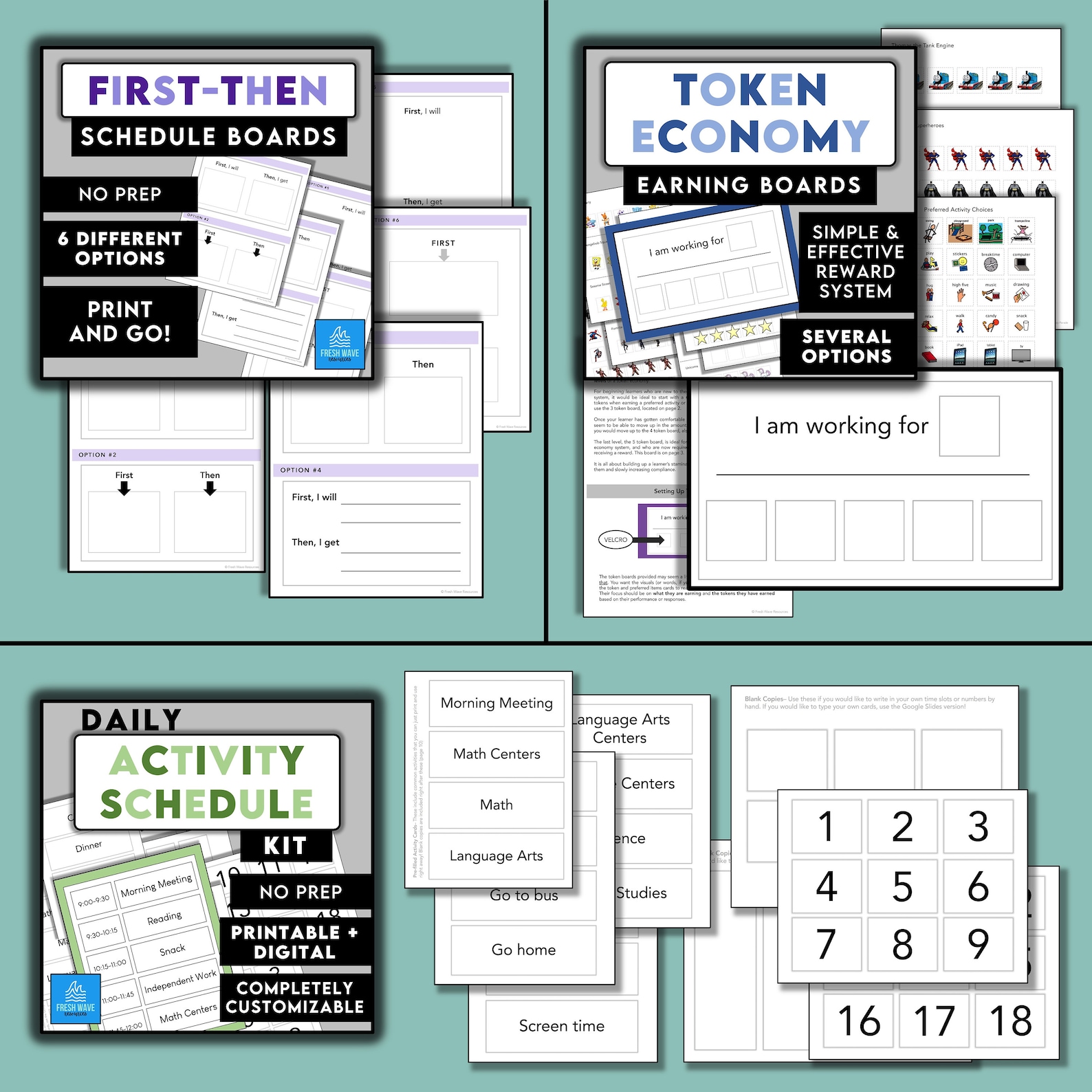 Complete BEHAVIOR Bundle | ABA Resources Data Sheets Token Economy FBA ...