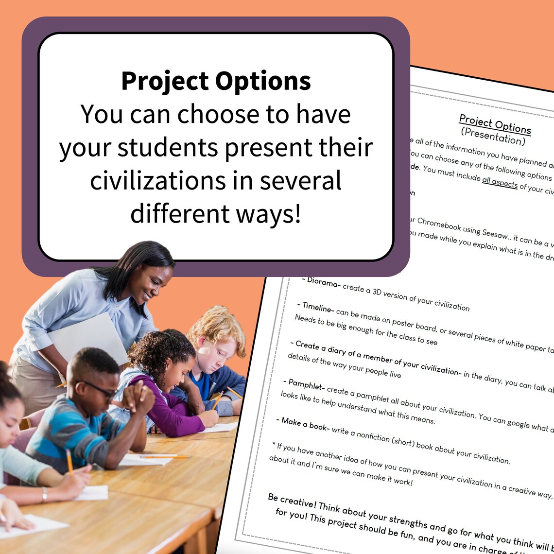 Create-your-own Civilization Project | NO PREP | Digital | Student ...