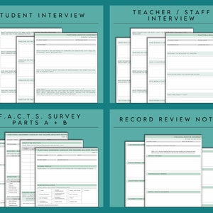 Functional Behavior Assessment Kit - Printable and Digital Forms for an ...
