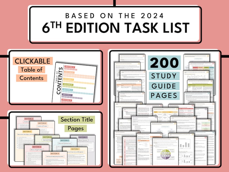 BCBA Exam Study Guide | 6th Edition 2024 | BCBA Certification | ABA ...