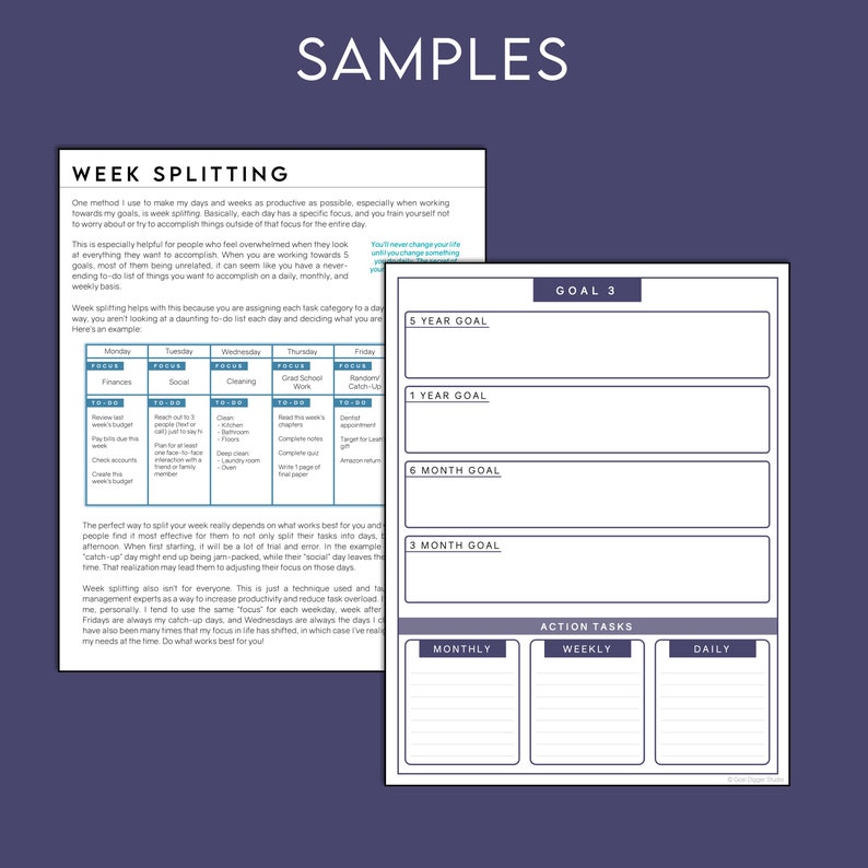 The Ultimate Goal Planning Workbook | Self Development | Better Life ...