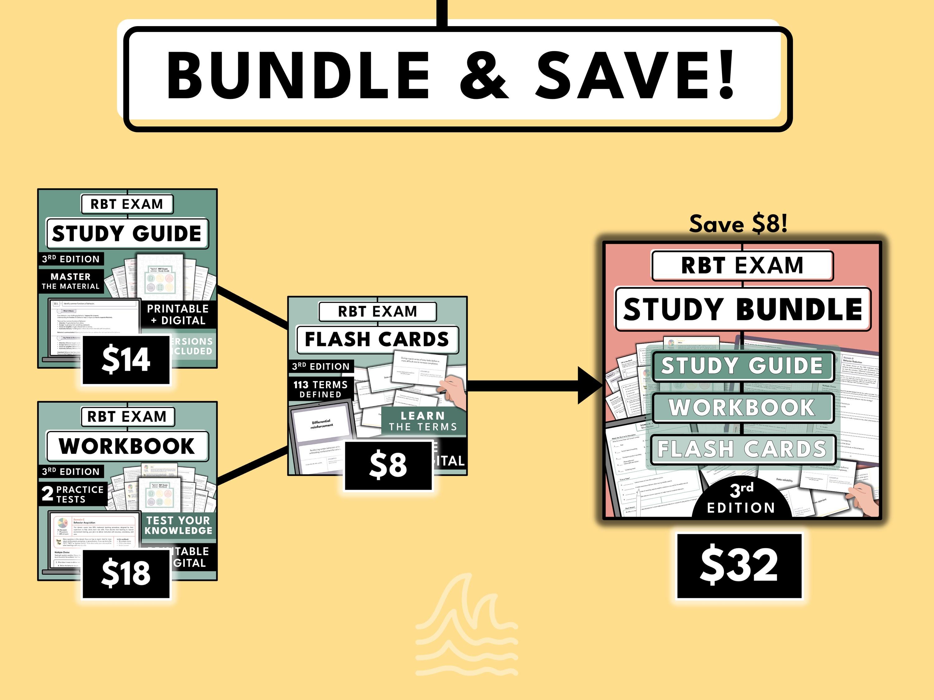 RBT Flash Cards, ABA Exam Prep, Behavior Technician Study, RBT Task ...