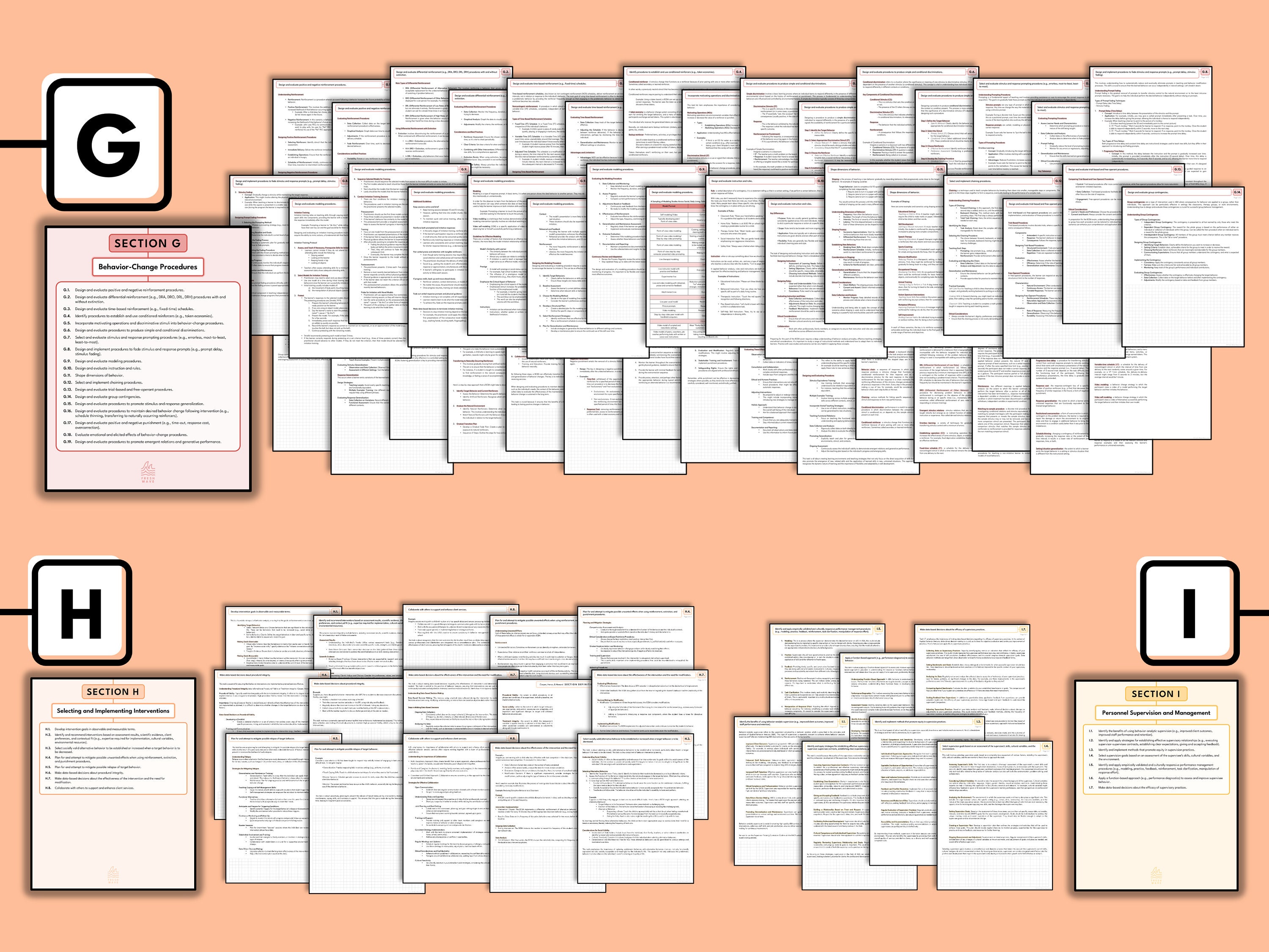 BCBA Exam Study Guide 6th Edition 2024 BCBA Certification ABA Applied ...