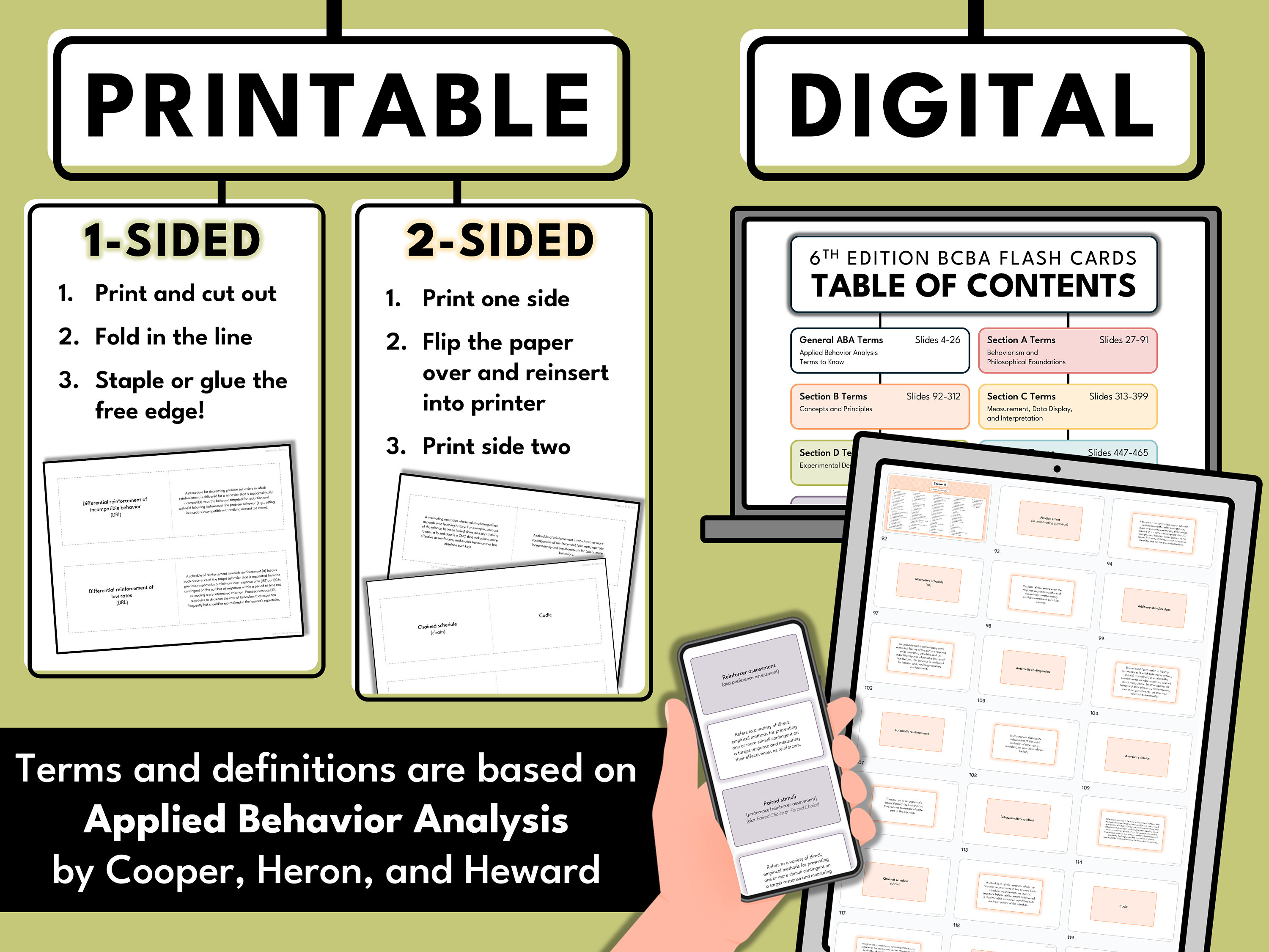 BCBA Exam Study Bundle 6th Edition Study Guide, Workbook, Flash Cards ...