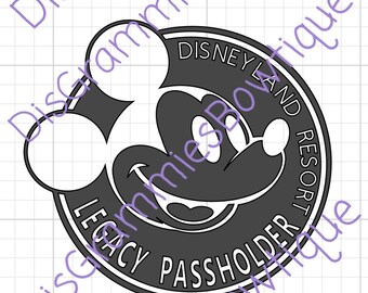 Disney Annual Passholder Decal - Etsy