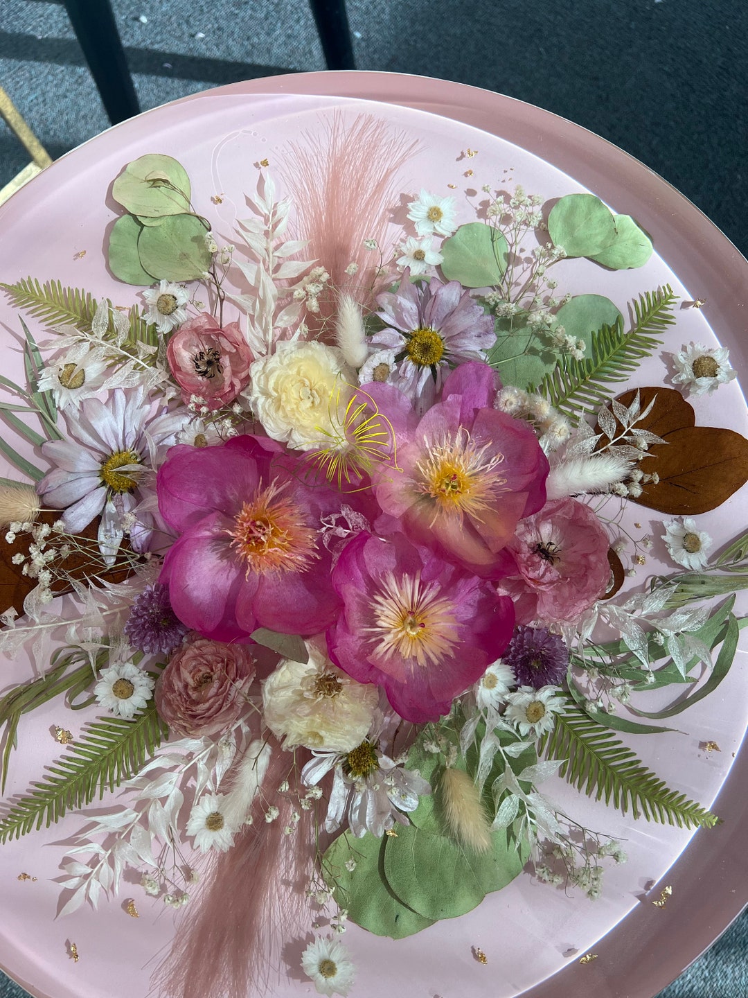 Pink Shimmer Table - Etsy