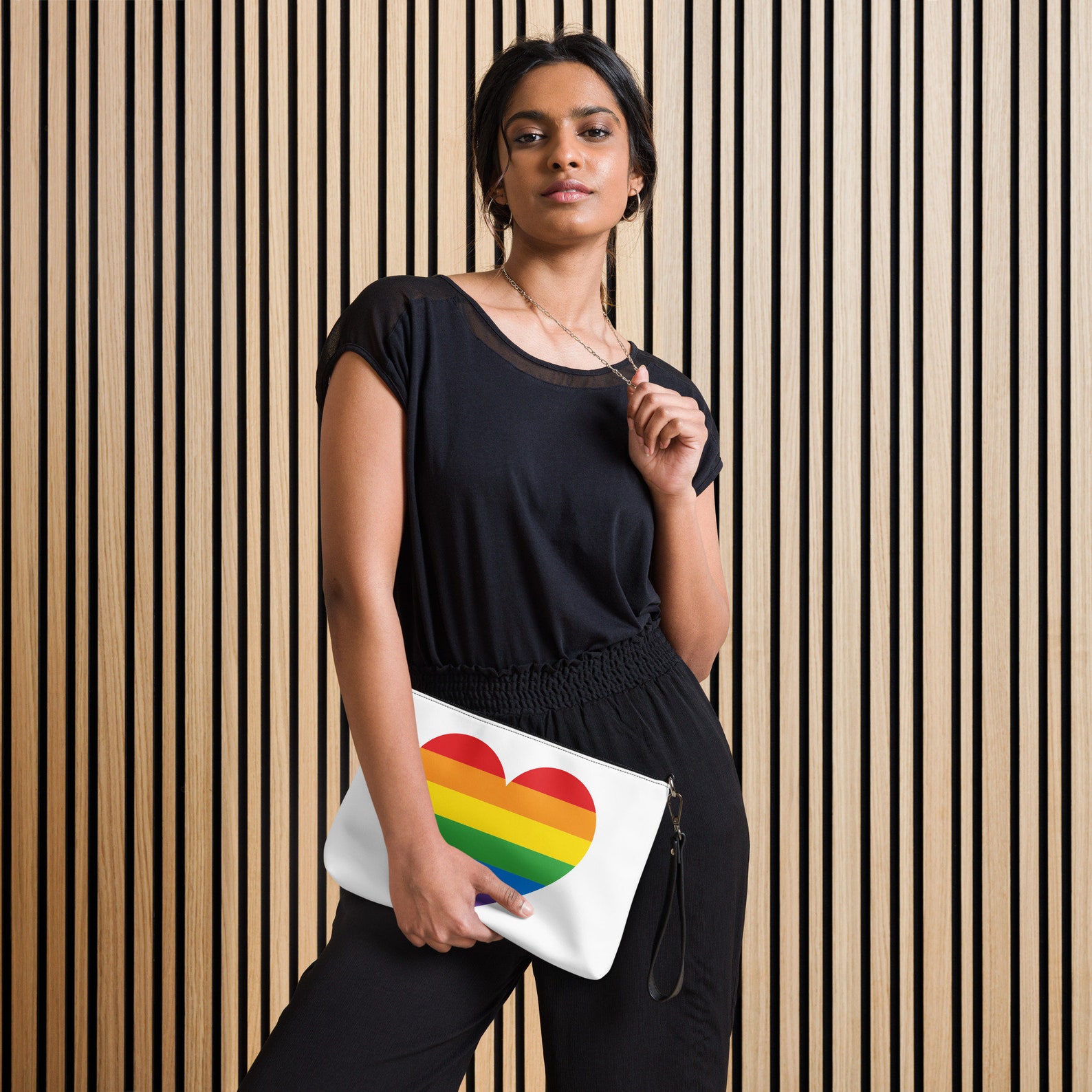 Faux Leather Crossbody Bag, Rainbow Pride Shoulder Bag, Hande Bag for ...