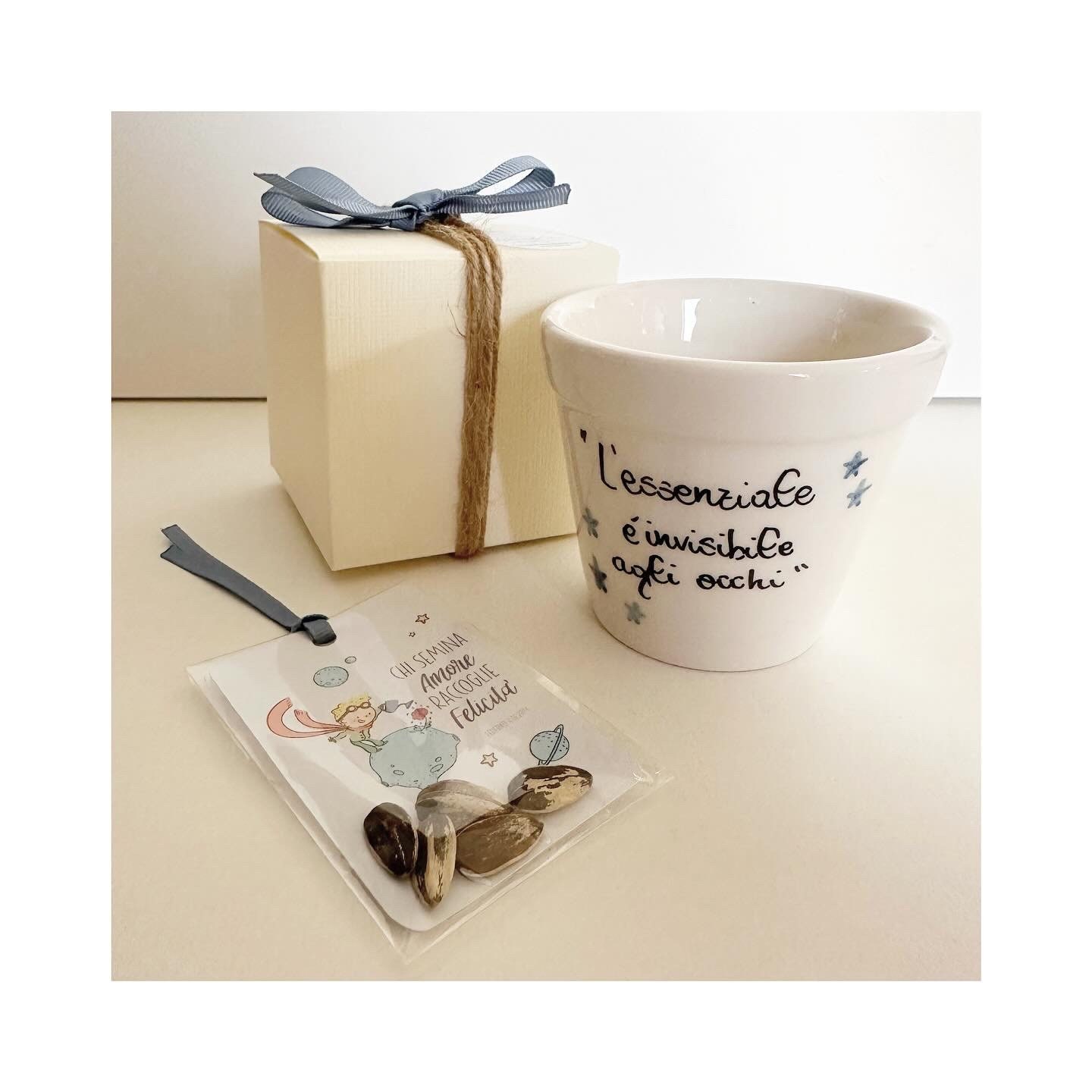 Little Prince Ceramic Plant Pot Favor With Phrases, Perfect for Baptism ...