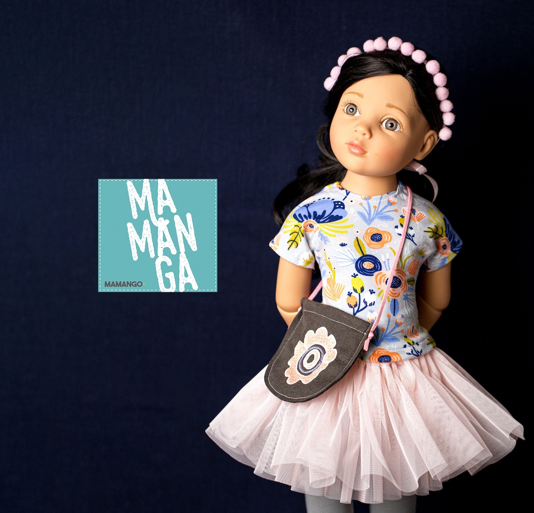 FLORA Outfit for 18 Inch Doll, Clothes for 18 Inch Doll, Tutu Skirt ...