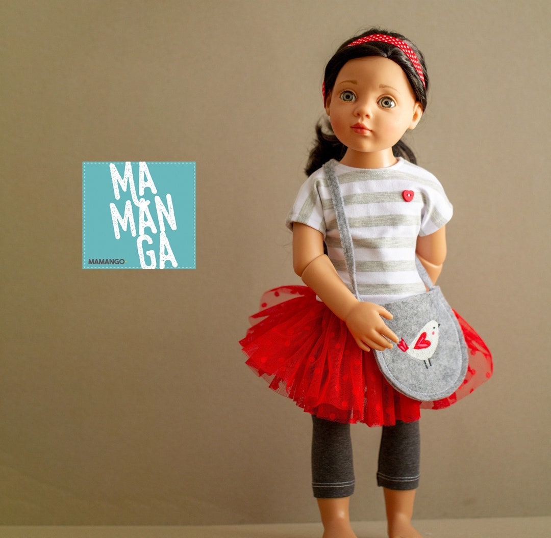 AGNES Outfit for 18 Inch Doll, Clothes for 18 Inch Doll, Tutu Skirt ...