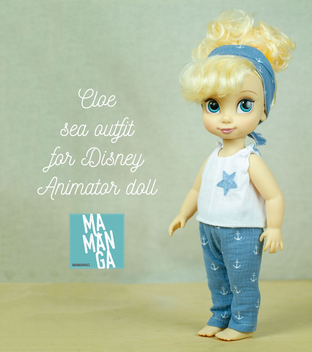 CLOE Complete Outfit for Disney Animator 16 Inch Doll, White and Light ...