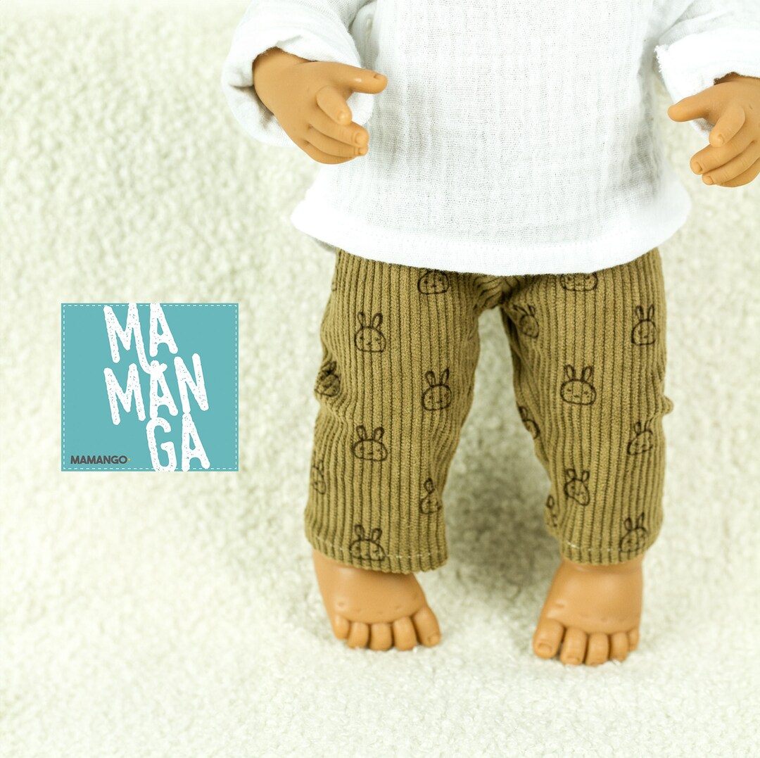 BUNNY Lovely Pants With Bunny Pattern for 15inch Miniland Doll,15inch ...