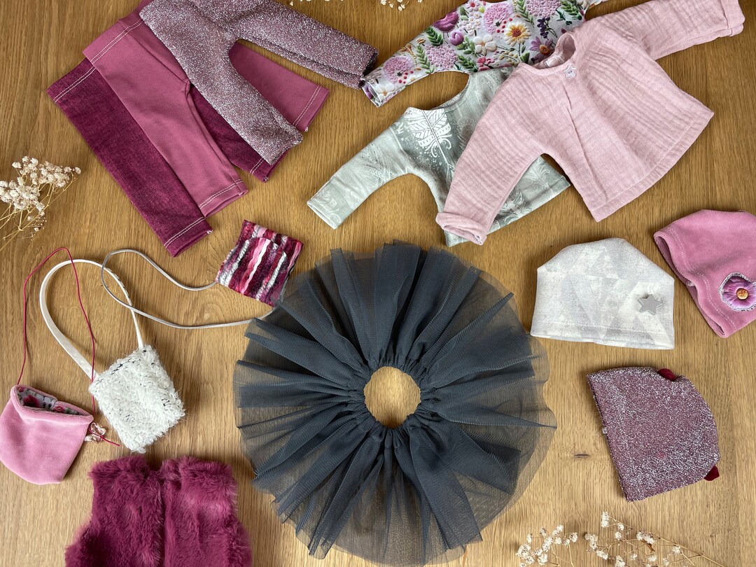 LUISA COMPLET Complete Outfit for 18inch Doll, Tutu Skirt, Blouse, T ...