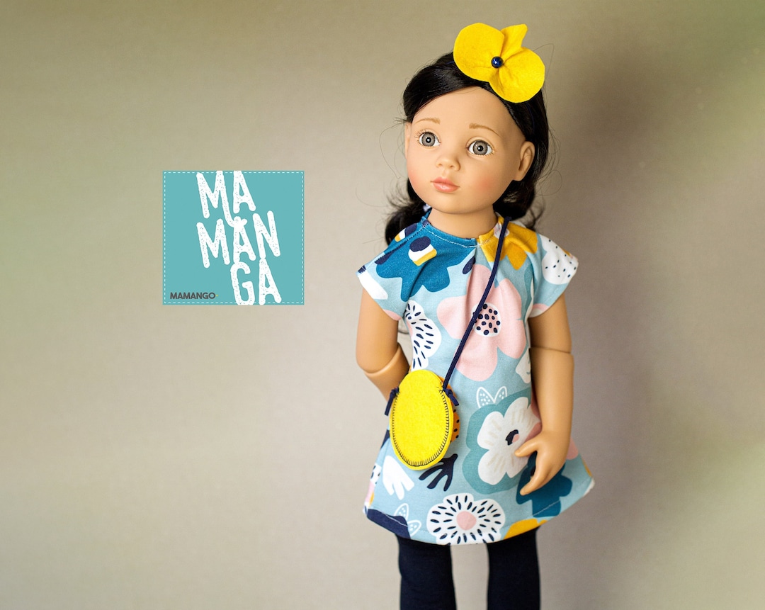 GEMMA Spring Outfit for 18 Inch Doll, Outfit for Gotz Happy Kidz Doll ...