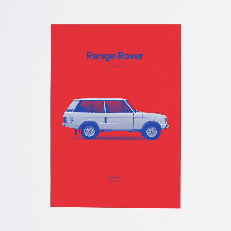 Range Rover Poster - Etsy