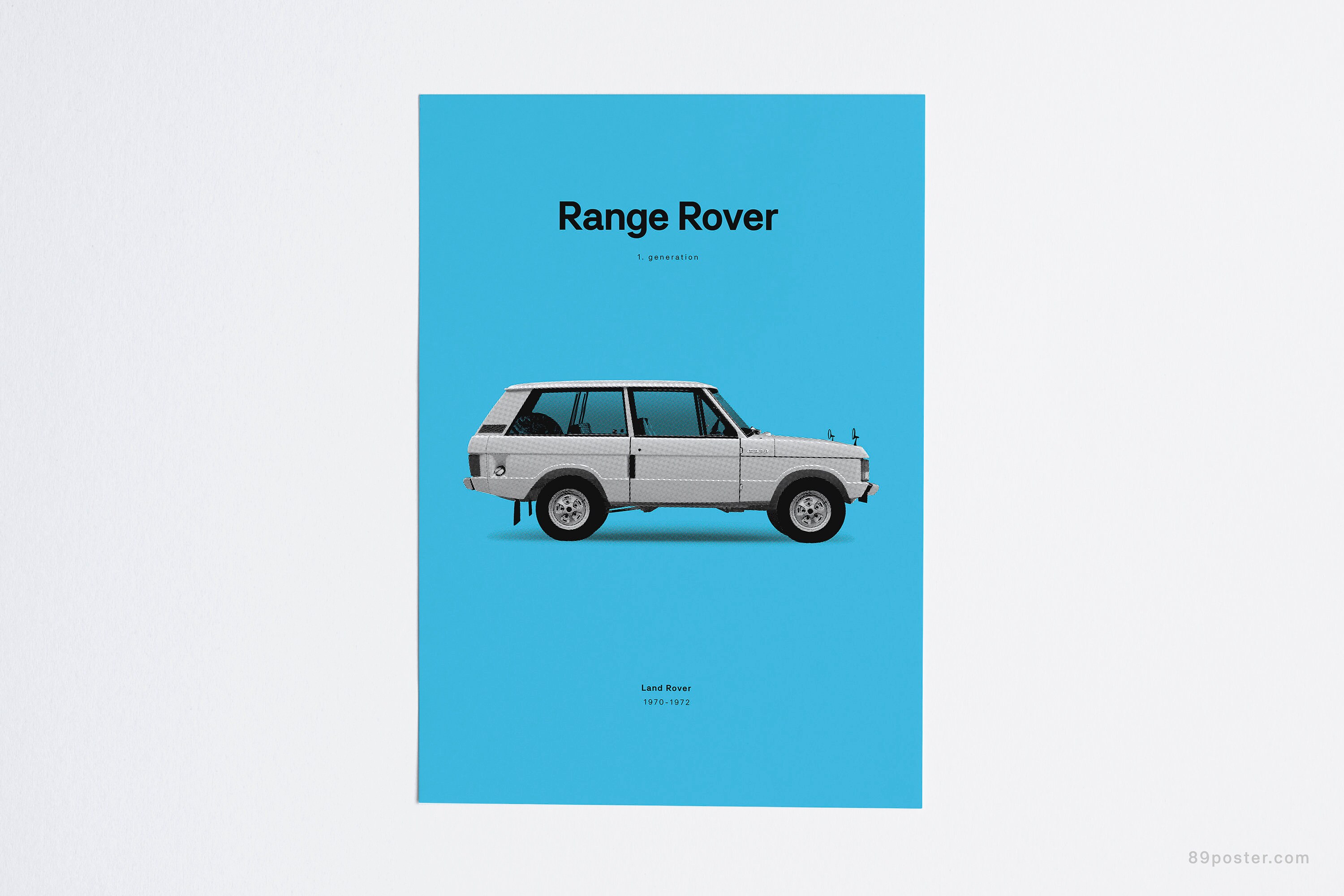 Land Rover - Range Rover 1st Generation - Handmade Silkscreen Car ...